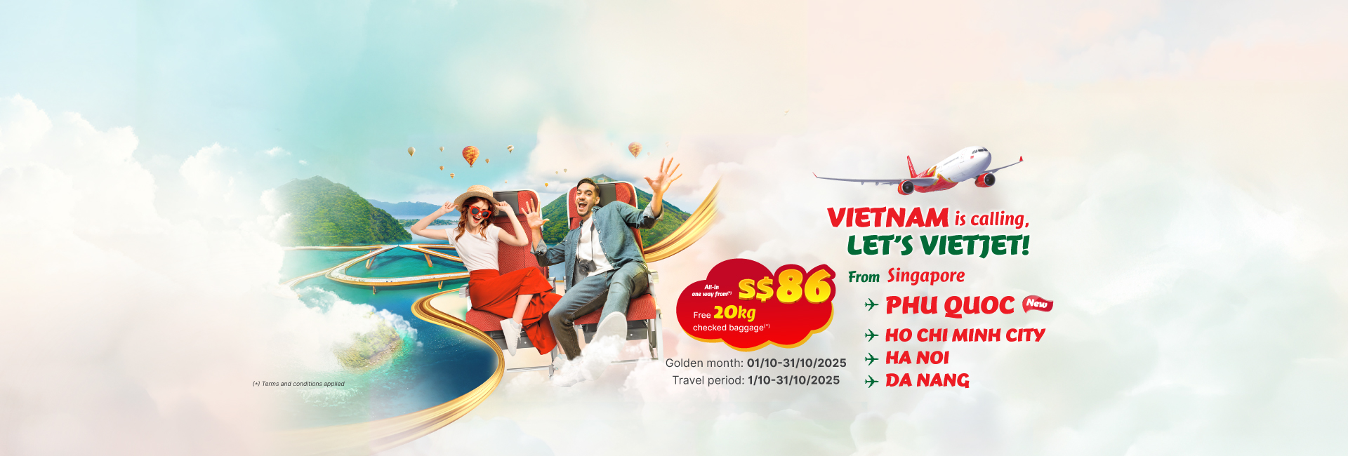 Vietnam is calling Fly Vietjet, Grab your ride! | Vietjet Air