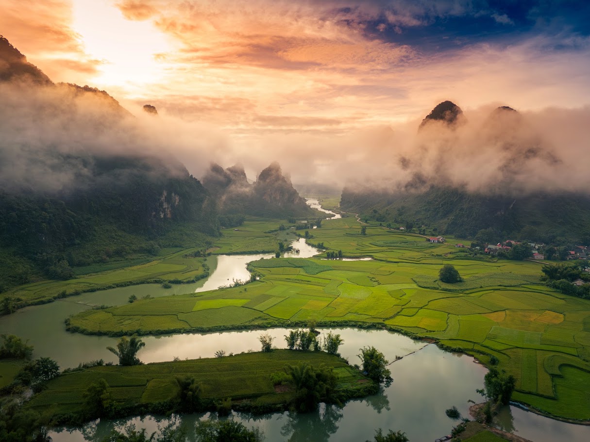 Map of Famous Tourist Attractions in Cao Bang | Vietjet Air