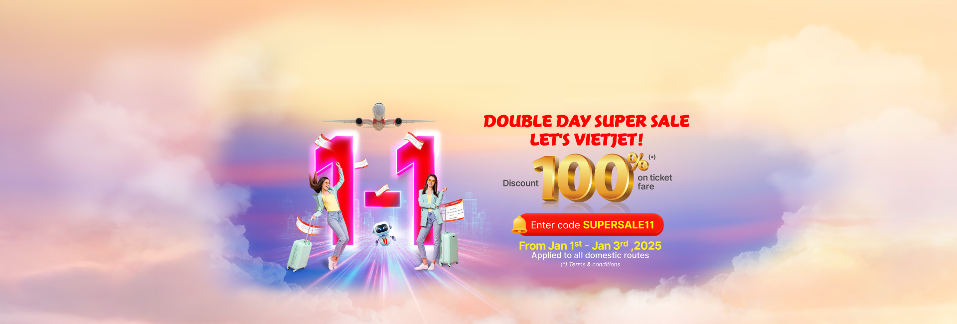 Double Day, Super sale, Let's Vietjet! | Vietjet Air