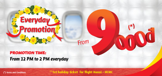 Daily Promotion From Vnd 9,000 | Vietjet Air