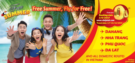 Free Summer, Fly for free | Vietjet Air