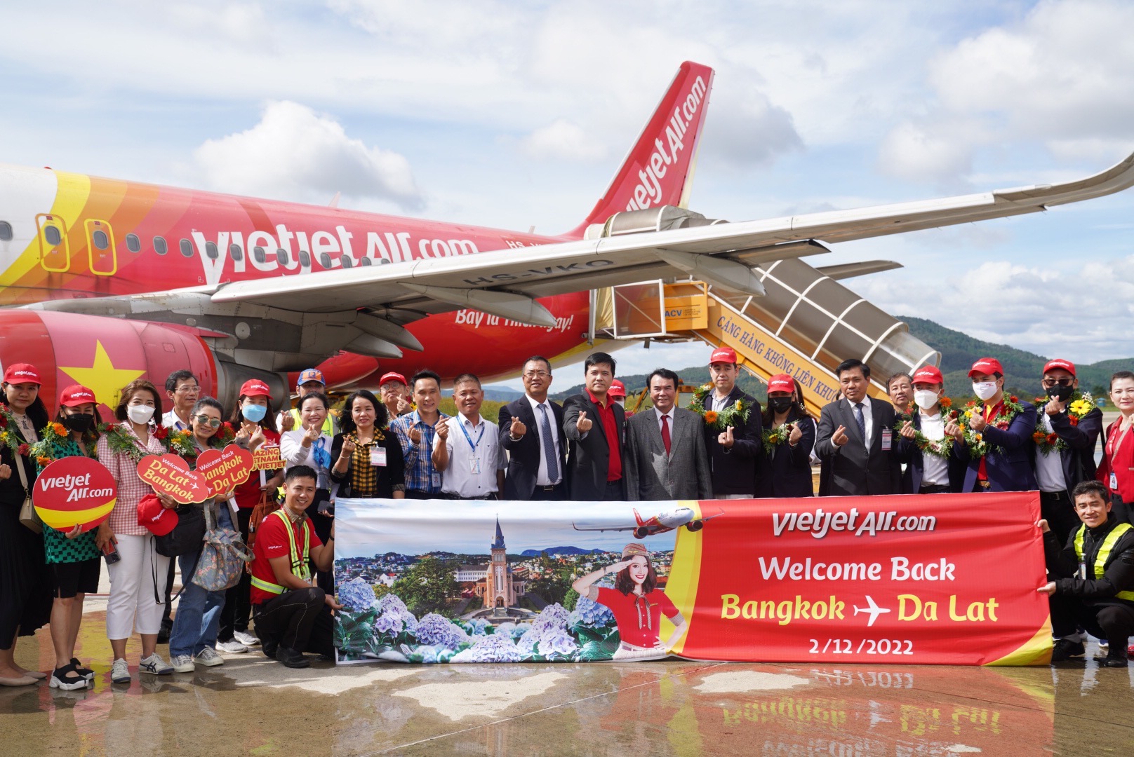 Vietjet resumes the only direct service between Da Lat and Bangkok from ...