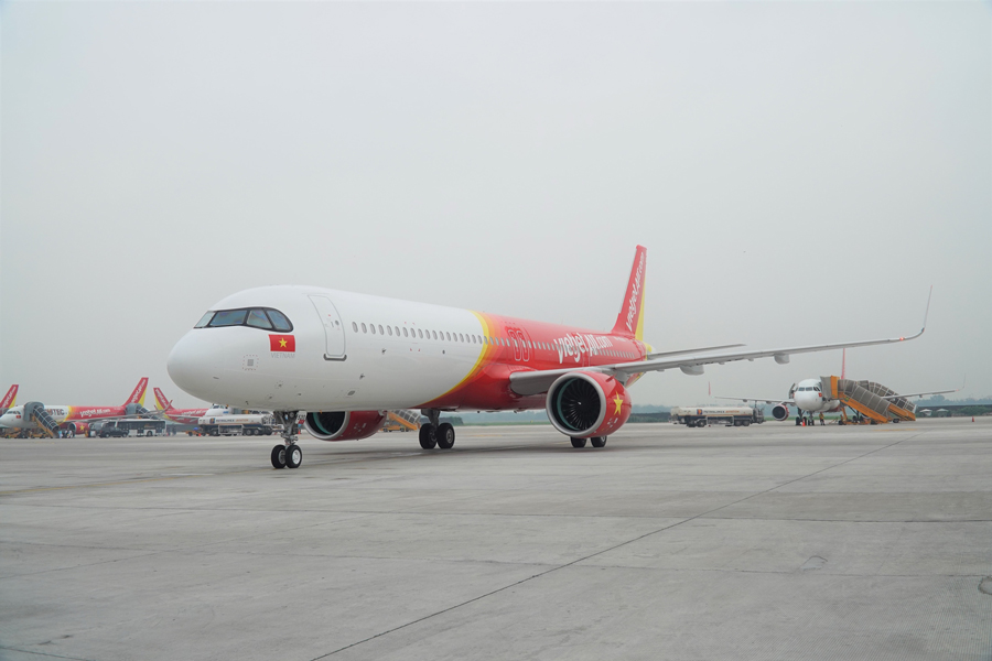 越捷運營全球首架 240 座 A321neo ACF 航機 | Vietjet Air