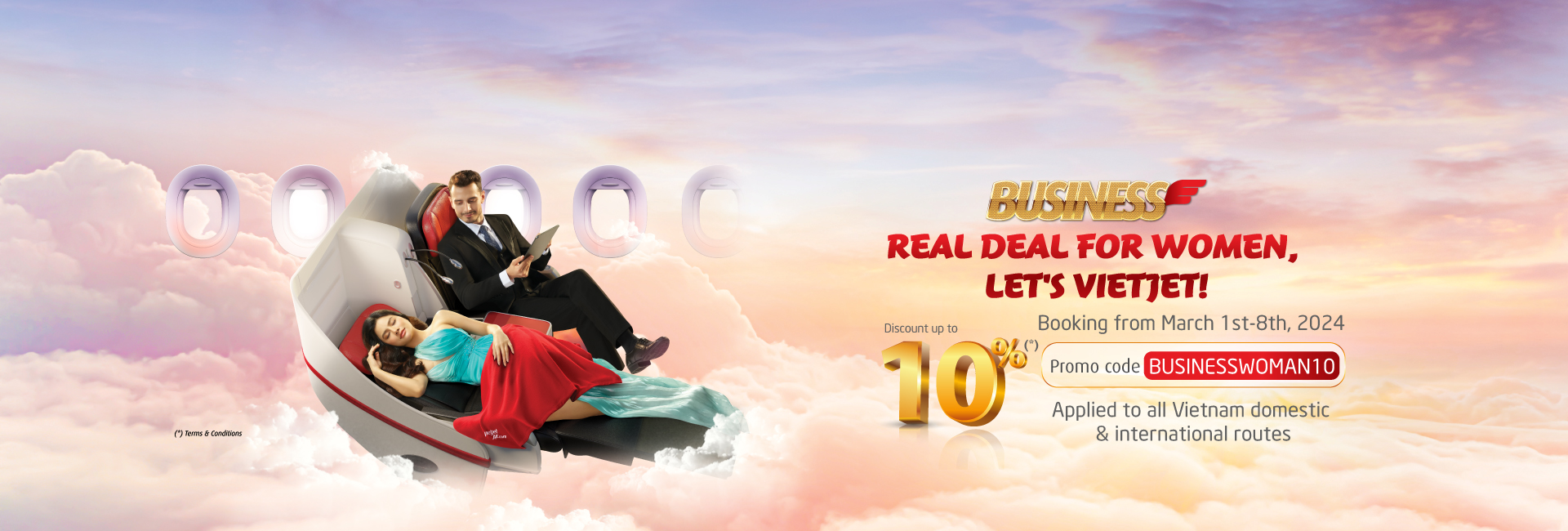 REAL DEAL TO NEW ME, LET'S VIETJET, PROMOTION UP TO 50% | Vietjet Air